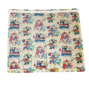 Vintage | Other | Vintage Walt Disney Curtain Panel Fabric Mickey ...